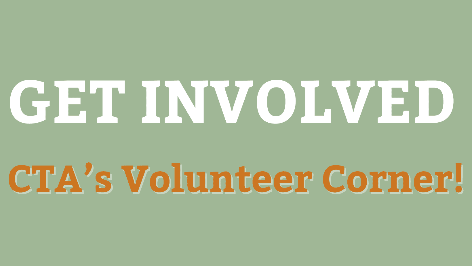 CTA Volunteer Corner | Children's Theatre of Annapolis